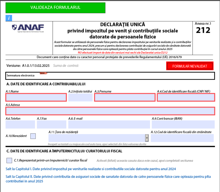 Ghid depunere declaratie unica 2024 – Capital Point